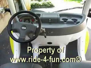 Dash component access for servicing GEM car