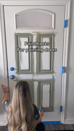 70K views · 381 reactions | 40_Paint hacks for doors let me know if you’ve tried any of these ⬇️ #painthack #diypainting #diyhomeprojects | Funny Viral 69 | Facebook