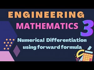 Differentiation using forward formula | L-12 | Numerical Methods 2 | Engineering mathematics 3 |RGPV