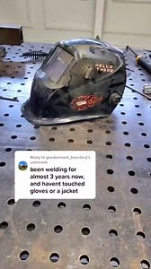 1.4K views · 28 reactions | PPE is so important for all trades workers, but especially for welders! Always wear your welding hood, sleeves, gloves, and make sure the area you work in is well-ventilated! king.of.bad.ideas #WeldingTraining #WeldingSafety #WeldingSchool | Welding Career Now | Facebook