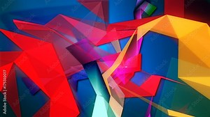 polygon cloud wave background