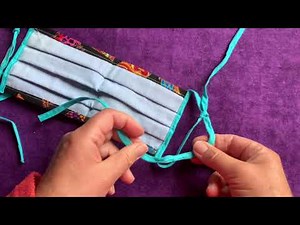 Converting a Four String Face Mask to Adjustable Ear Loops