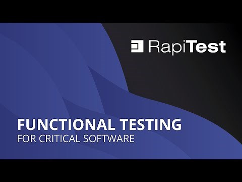 Functional testing with RapiTest