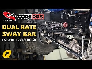 G2 Axle & Gear Core Dual Rate Sway Bar & Mini Compressor Install & Review for Jeep Wrangler JK