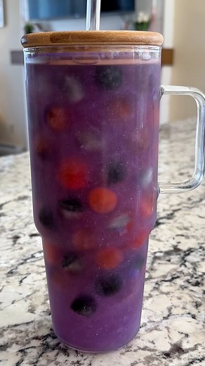 2.9M views · 40K reactions | Space Princess Loaded Water 敖✨ #loadedwater #restock #restockasmr #asmr #water #purple #aesthetic #reels #fyp #satisfying #space #galaxy #drinks #drinkideas #recipes | Carlie Restocks | Facebook