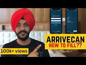 How to fill ArriveCAN App | ArriveCAN Tutorial | India to Canada | International Students|ArriveCAN