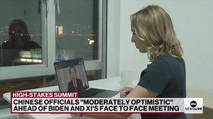 "The view from China is really somewhat upbeat." ABC News Foreign Correspondent Britt Clennett reports on apparent optimism in China surrounding Pres. Biden's meeting with Chinese Pres. Xi Jinping. | ABC News Live