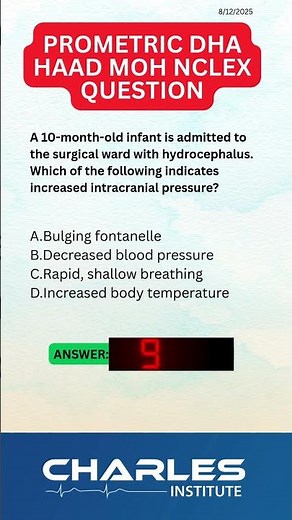 “Must-Know ICP Indicator in Infants | DHAA HAAD Exam”