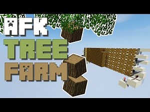 Minecraft: Afk Tree Farm 1.14 [Tutorial]