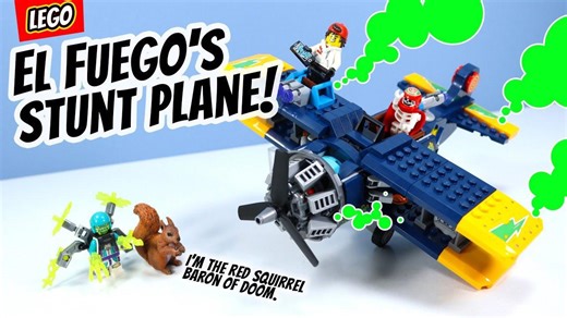 Lego Hidden Side El Fuego's Stunt Plane Speed Build Of Flight!