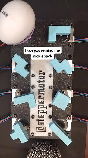 how you remind me by nickleback played by stepper motors #nickelback #howyouremindme #steppermotor