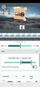 Video editing: add stickers and animations