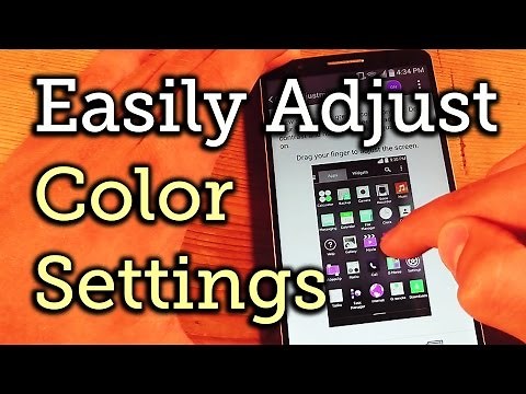 Adjust Color Contrast & Hue on Your LG G3 [How-To]
