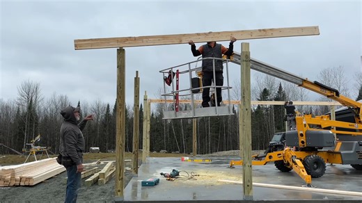 Post & Beam Barn Build | Framing Day 1 Follow us on 👉 Facebook: https://www.facebook.com/LumnahAcres/ Instagram: https://www.instagram.com/lumnahacres/ YouTube: https://www.youtube.com/@LumnahAcres Website: https://www.lumnahacres.com/ | Lumnah Acres