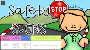 Safety Signs for Spanish Students Interactive Game