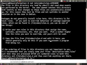 Linux 101 (cour 17 - Udev