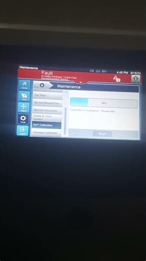 videojet 1280 printer gutter fault. #videojet #relatemuch #entertament #entertainemnt #viral