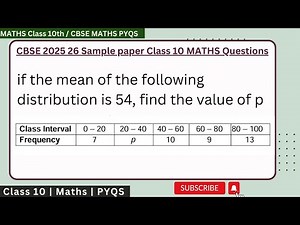 if the mean of the following distribution is 54, find the value of p class interval 0-20 20-40 40-
