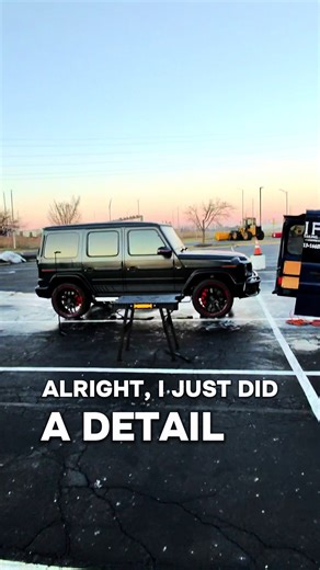 Almost ran out of gas in the generator but we made it 😮‍💨. VIP Mobile Detailing, LLC - Arlington Heights Based. FULLY MOBILE #detailing #gwagon #housemusic #detailer #viral