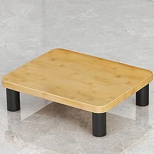 Metal with Bamboo Step Stool for Adult, New Upgrade Stepping Tool, Portable High Riser Steps Platform with Anti-Slip Feet, 450 Lbs Capacity, Small Step Stools for Kitchen Bathroom Bedside, Matte Black