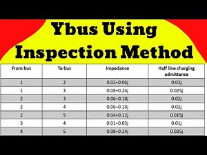 Ybus using inspection method | Step wise solution | Computer techniques of Power system| Mathspedia|