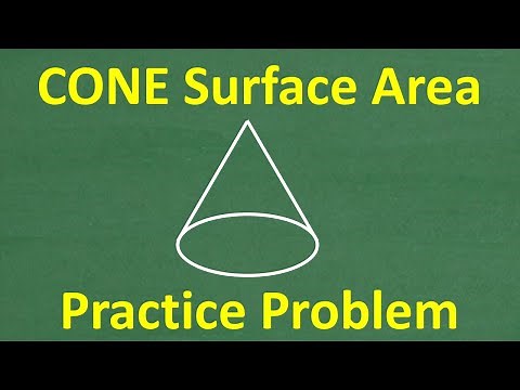 How to Find the Surface Area of a Cone | Geometry Made Easy