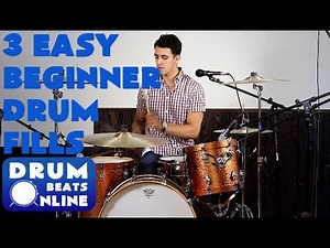 3 Easy Beginner Drum Fills | DRUM LESSON