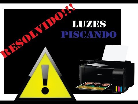 COMO RESOLVER ERRO DE LUZES PISCANDO - EPSON L3110