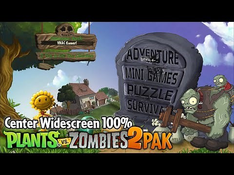 OUT NOW !! | Plants Vs. Zombies 2 PAK Center Widescreen | Best Widescreen MOD 2022 | Gameplay & Link