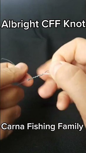 Noeud ALBRIGHT Knot CFF #fishing #pêche #fishingknot #noeud #tutorial