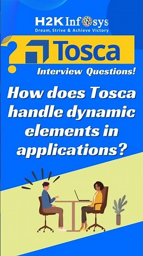How does Tosca handle dynamic elements in applications Tosca FAQ's #qa #interview #job #itjobs