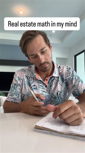 Real estate math = a lot of planning #realtorhumor #funnyrealtor #realtorstruggles #realestatecomedy #realtormath | Andrea Orsolini