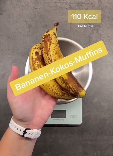 Bananen-Kokos-Muffins für eine gesunde Ernährung