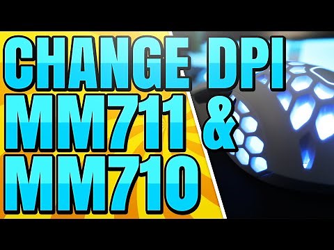 How to Change DPI on the Cooler Master MM711 and MM710