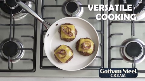 GOTHAM STEEL 10 Inch Non Stick Frying Pans Nonstick Skillet, Ceramic Pan for Cooking Non Toxic, Nonstick Frying Pan Skillets with Stay Cool Handle, Fry Pans, Oven and Dishwasher Safe