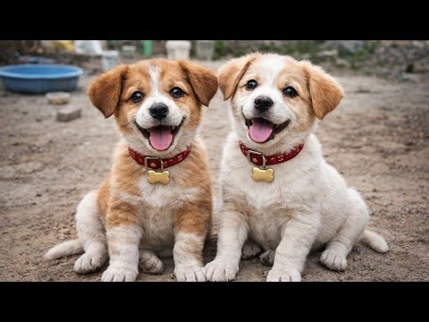 Cute puppy masti 
