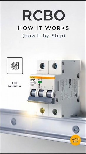 RCBO Explained in 60 Seconds | Earth Leakage + Overload Protection!”