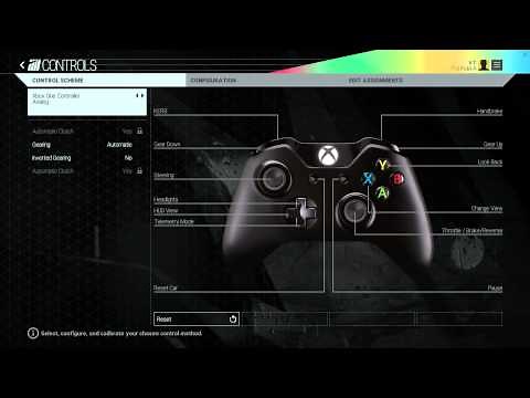 Project CARS (PC) - XBOX One Controller Tweaks