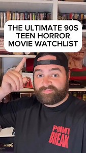 76K views · 13K reactions | Here’s my ultimate 90’s teen horror movie watchlist. You can of course add in the sequels for Scream and I Know What You Did Last Summer for some extra fun viewing. But this list will give you all the 90s horror vibes you need! #movies #horror #90s | Films At Home | Facebook