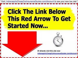 If you drive in Indianapolis you better read this to save up to 50% or more on Auto Insurance