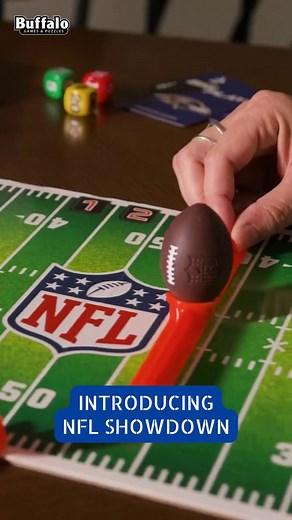 382 reactions · 44 shares |  Bring the thrill of NFL game day to your home with NFL Showdown from Buffalo Games!  Choose your favorite NFL team, call the plays, and go head-to-head against your opponent in this fast-paced, strategic tabletop showdown. Will you run, pass, or blitz your way to victory?  Find it at Target now! #NFL #NFLShowdown #NFLGame #BuffaloGames #TabletopGames #BoardGames #FootballFans #GameNight #TargetFinds | Buffalo Games | Facebook