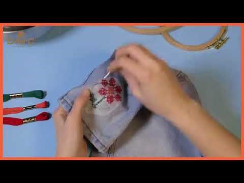 Broderie avec le Magic Paper de DMC