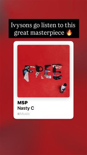We getting closer To “FREE” , MSP Out Now ‼️Everywhere Let’s run it up. 🔥🚀 - - #nastyc #Masapoes #free #nastycsa #ivysonshitmyreligion #fyp #explore #southafrica #music #reels #msp #ivyson #ivysons #coolestkidsinafrica #newmusic | THE IVYSON FC