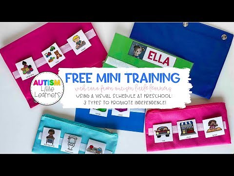 Using A Visual Schedule At Preschool: 3 Types To Promote Independence!