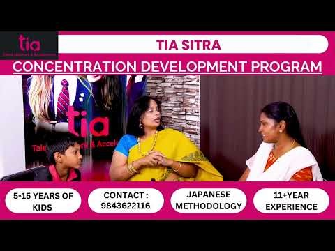 Parent's feedback S065 about TIA. Unique method ,to get Academic and Behavioral Changes in Children.