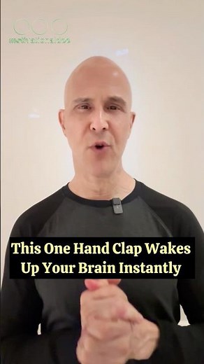 This One Hand Clap Wakes Up Your Brain Instantly! #drmandell #brain #healing