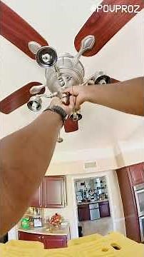 How to remove a ceiling fan #disassembly #diy #pov #asmr
