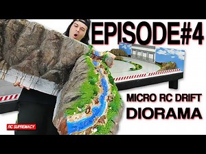 EP.4 - Micro RC Drift track build! Mountain range detailing etc