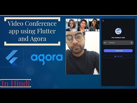 Build Video Conference App using Flutter and Agora [part -1 : Introduction]