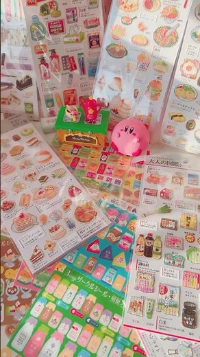 Cutest Food Sticker and Stationery Haul 🥐🥨🍮 #stationery